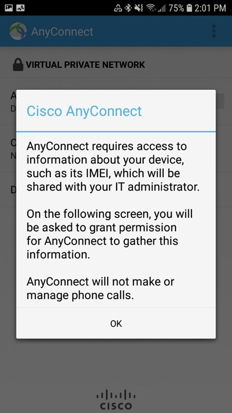 IT Services Knowledge - Install the Cisco AnyConnect Client on Android ...